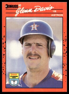 1990 Donruss Learning Series Glenn Davis Houston Astros #22 | eBay