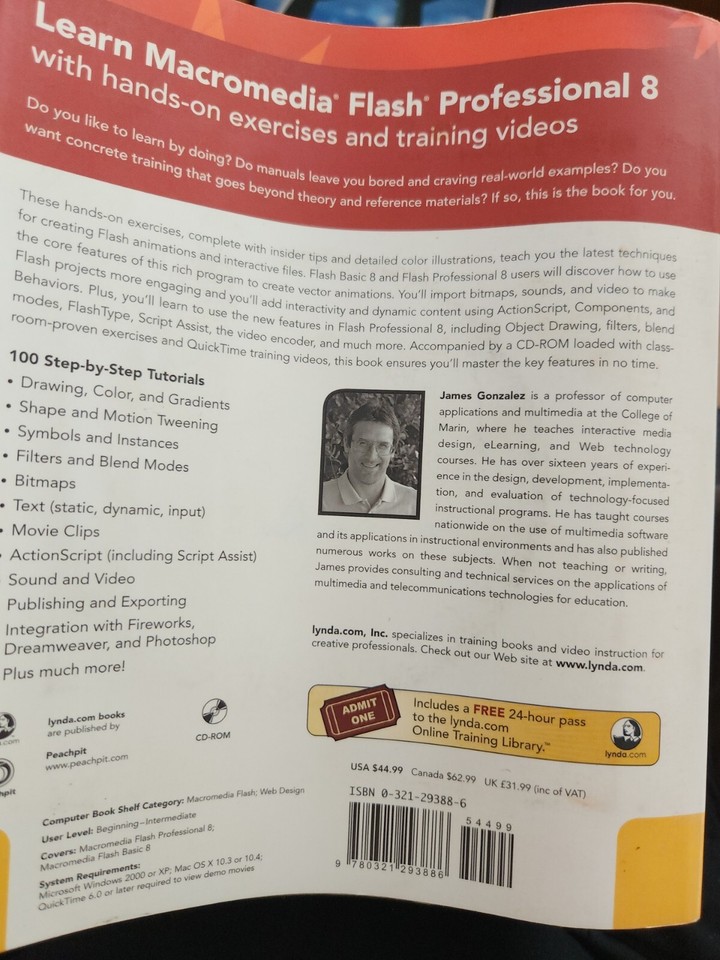 Hands-On Training Ser.: Macromedia Flash Professional 8 : Includes Exercise... 9780321293886| eBay