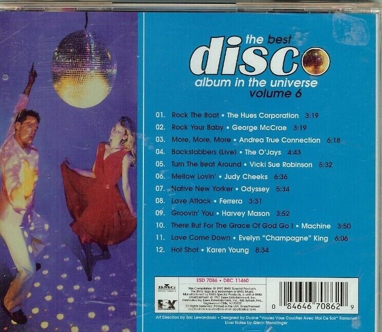 THE BEST DISCO ALBUM IN THE UNIVERSE - VOL.6 - CD - NEW - SEALED - FREE ...