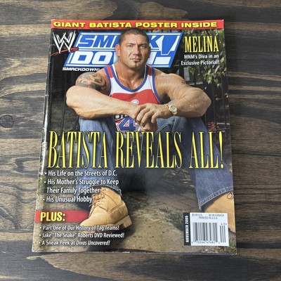 WWE Smackdown Magazine - November 2005 - Batista Melina Jake Roberts ...