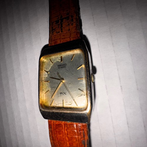 Vintage Seiko SX Watch Two Tone 5Y95-5010 RO ES Hong Kong Needs Battery ...