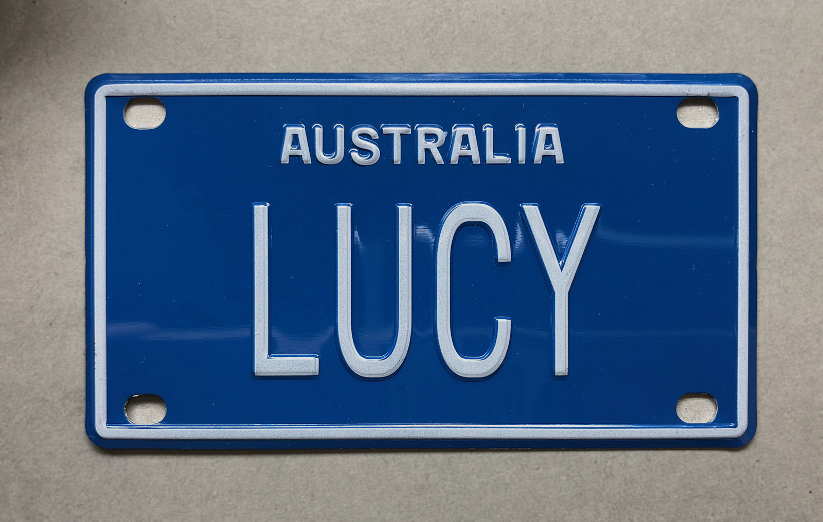LUCY Novelty Mini Number Plate | eBay