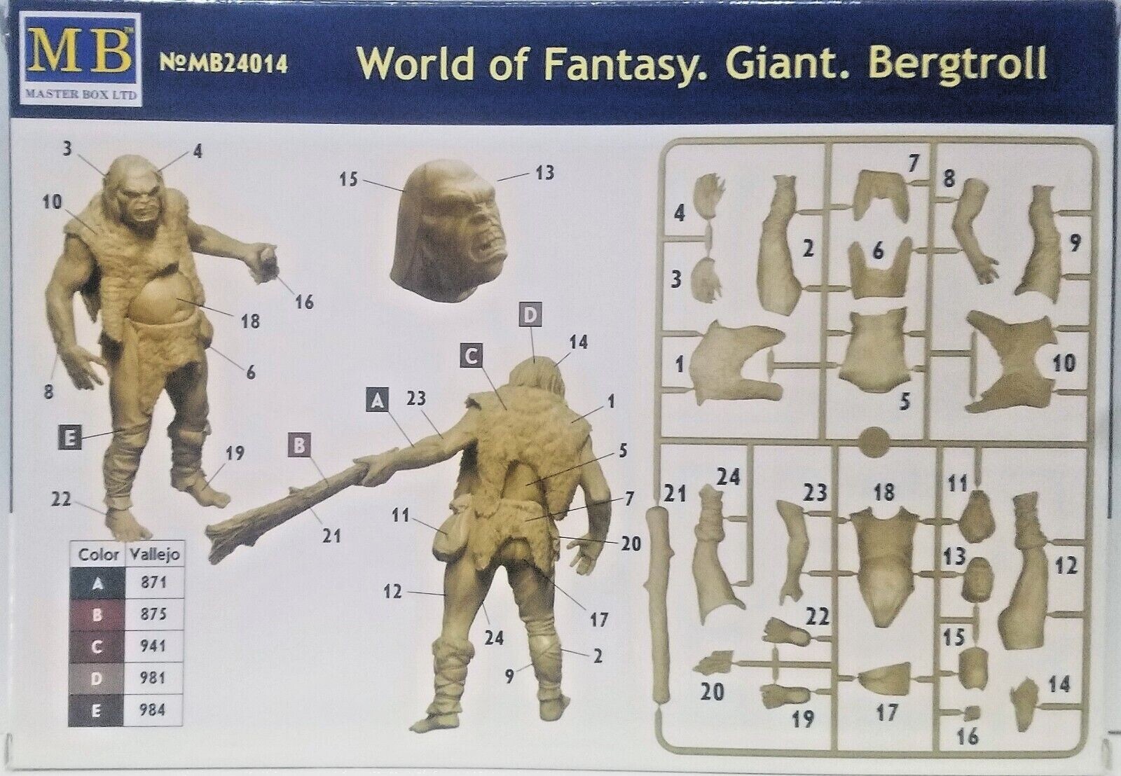 Master Box 1/24 Figure Figures New Plastic Model Kit 1 24 MasterBox Mr ...