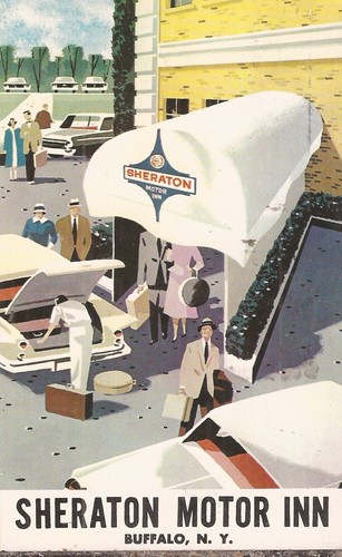 Buffalo, NEW YORK - Sheraton Motor Inn - ROADSIDE AMERICA ADVERTISEMENT ...