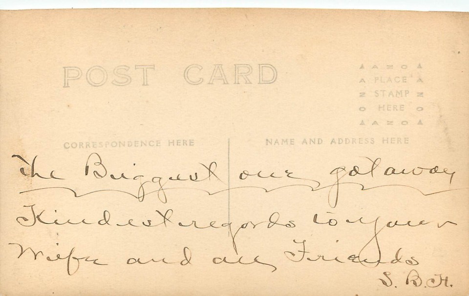 Studio Photo Postcard RPPC Man With Giant Fish Beach Front Fishing | eBay