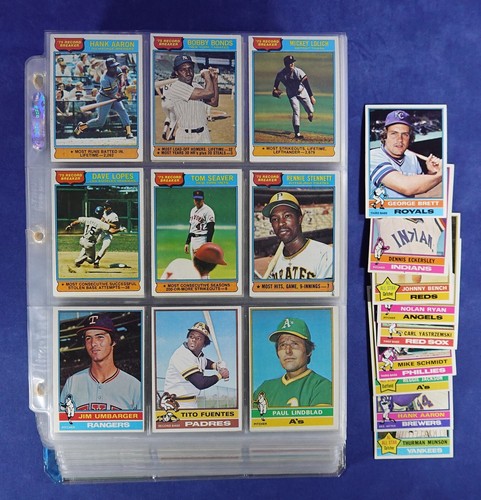 1976 TOPPS BASEBALL COMPLETE SET NMMT W/TRADED *343682 | eBay