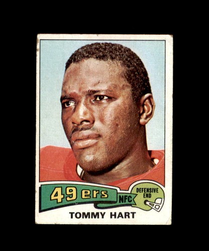 1975 TOPPS FOOTBALL CARD SAN FRANCISCO 49ERS #391 TOMMY HART | eBay