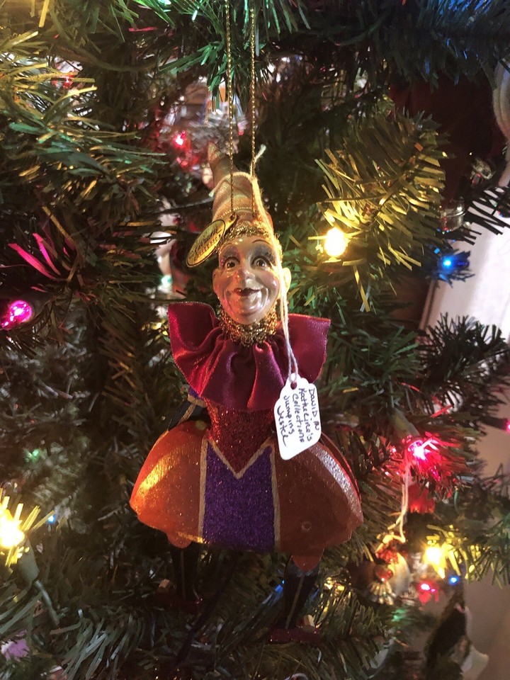 Katherine Collection Jumping Jester Christmas Ornament | eBay