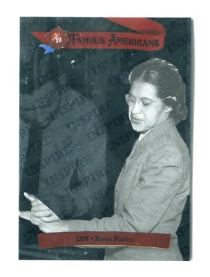 2021 HA Famous Americans Rosa Parks RED ALLOY FOIL PARALLEL #260 /150 ...