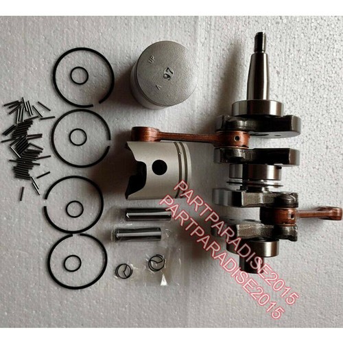 CRANKSHAFT ASSY Piston set ring pin fit 2 Stroke 18HP Hangkai outboard ...