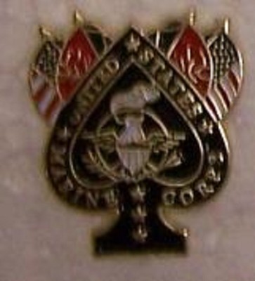 Hat Pin Military USMC U S Marine Corps Spade and Flags NEW Lapel Pin ...