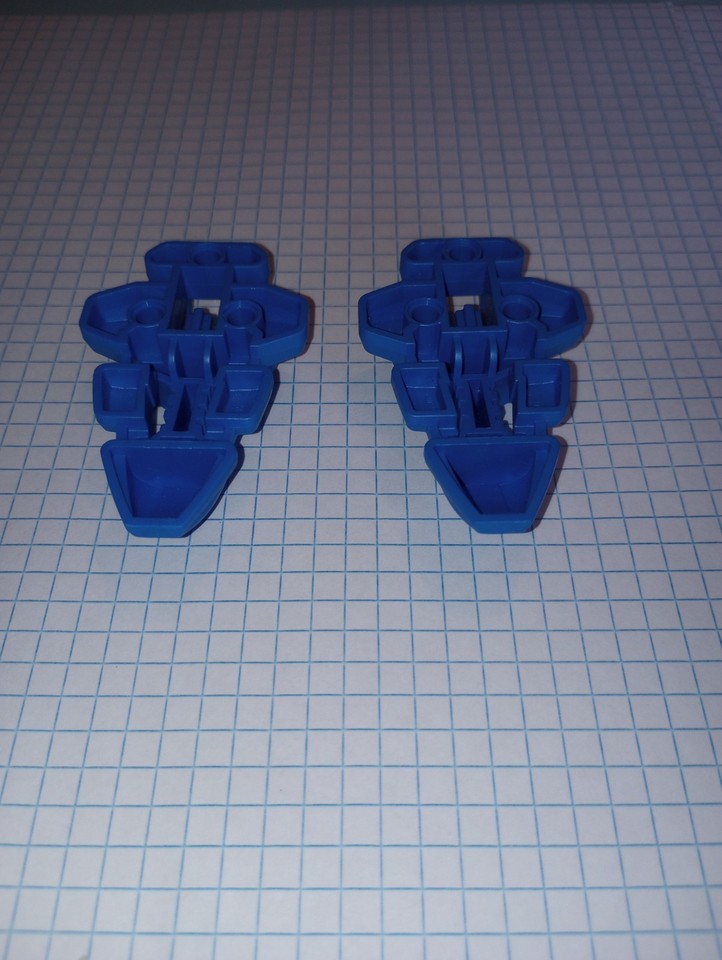 2 Bionicle Lego 44138 in Blue Rahkshi Foot Feet Genuine Lego Parts ...