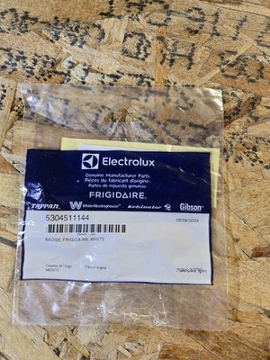 5304511144 OEM Frigidaire Refrigerator Door Name Badge New | eBay