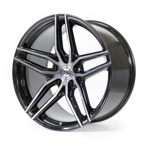 20x9/20x10.5 Select Shadow 5x114.3 38/38 Black Brushed Tint Face Wheels ...