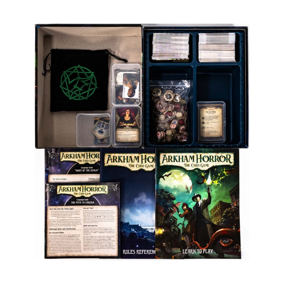 FFG LCG Arkham Horror - The Card Game (Revised Core Set) w/The Path to ...