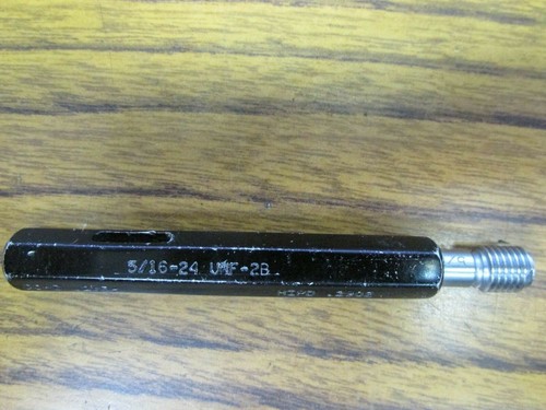 Hemco No Go Thread Plug Gage 5/16"-24 UNF-2B | eBay