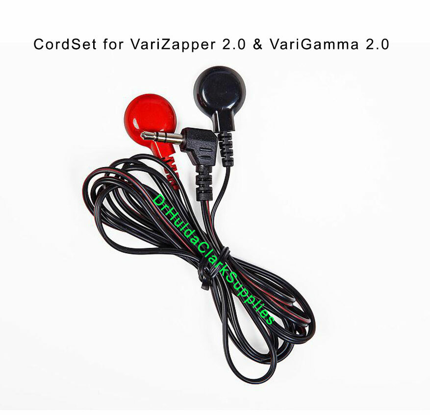 Dr Hulda Clark Cordset For VariZapper 2.0 / VariGamma 2.0 FREE USA ...