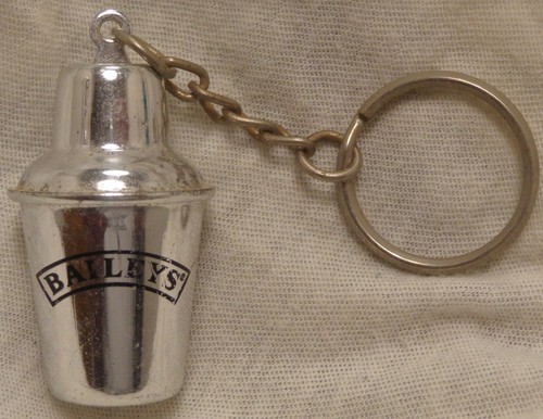 Mini Cocktail Shaker Key Chain from Bailey's Irish Cream...metal ...
