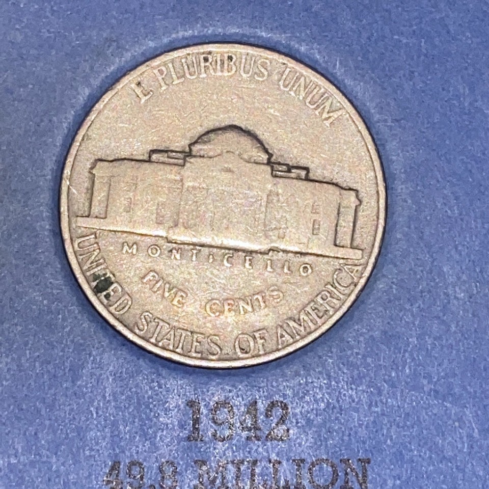 1942 JEFFERSON NICKEL • #I407 | eBay