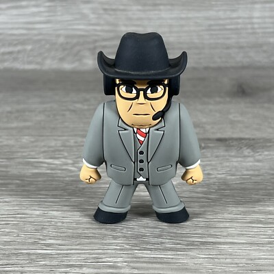 Jim Ross Loose Micro Brawlers Pro Wrestling Crate Exclusive Figure WWE ...