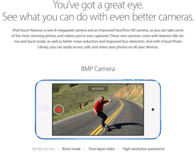 Apple iPod MKH02LL/A touch 6th Generation Gold (16GB) for sale online ...