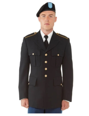 ASU Army Service Uniform Male Dress Blue Jacket Coat Enlisted JROTC ...