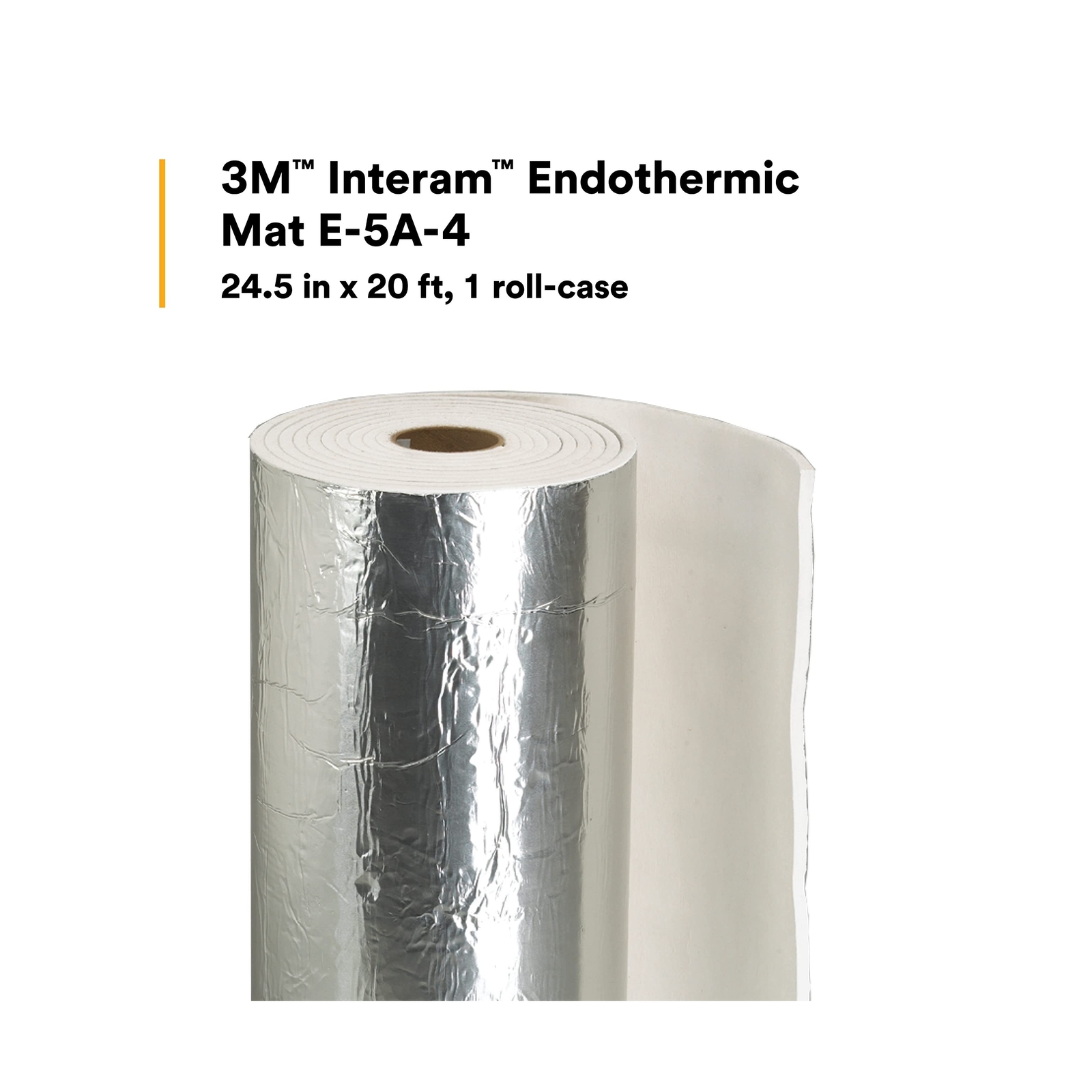3M Interam Endothermic Mat E-5A-4, 24.5 in x 20 ft, 1 roll/case ...