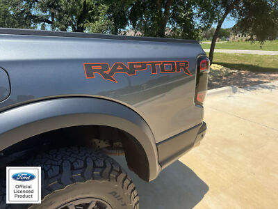 2024-2025 Ford Ranger Raptor Rear Side Raptor- Comes In Pair Vinyl ...