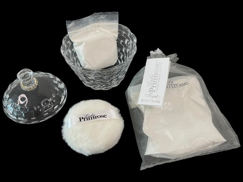 Lady Primrose Tryst Dusting Silk Powder Set with Collectible Glass Jar ...