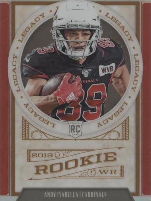 2019 Panini Chronicles - Legacy Update Rookies Andy Isabella #222 Red ...