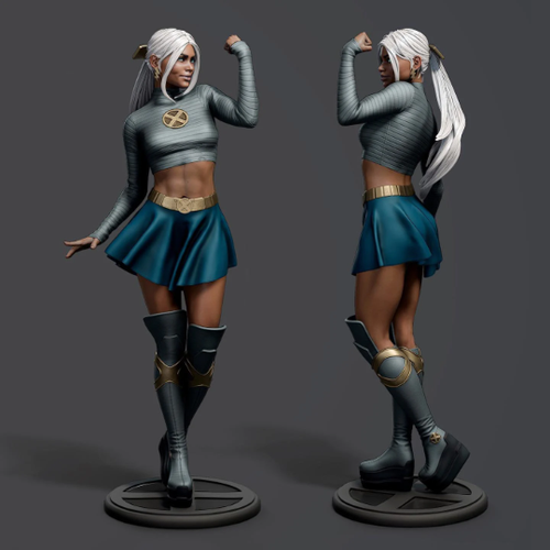 Storm 1/4 Painted 3D Printed 12K Figure Statue Resin Model Kit ...