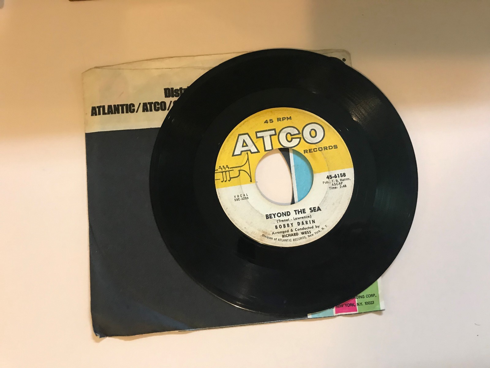 ROCK 45 RPM RECORD - BOBBY DARIN - ATCO 45-6148 | eBay