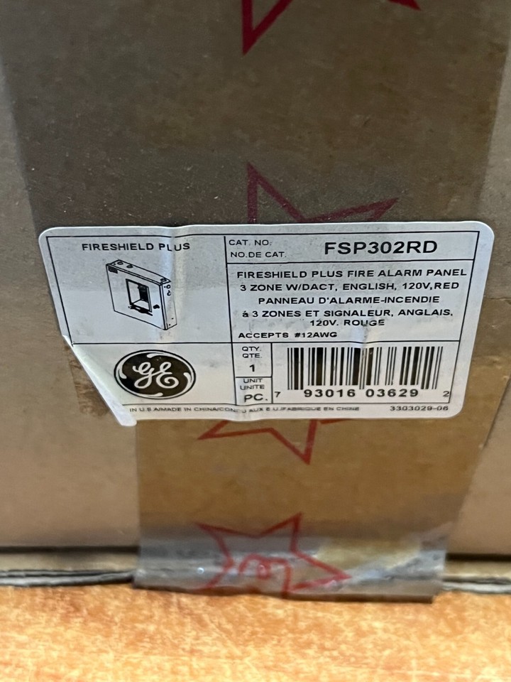 NEW Edwards EST FSP302R Fireshield Plus 3 Zone Fire Alarm Control w ...