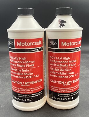 Genuine OEM Ford Motorcraft PM20 DOT 4 Brake Fluid 1 Pint - Pack Of 2 ...