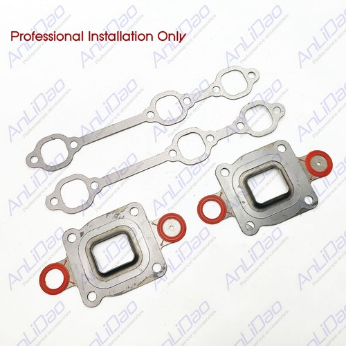 For MerCruiser 4.3L Exhaust manifold Elbow Riser Gasket Dry Joint 2002 ...