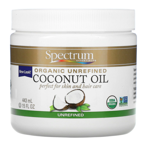 Spectrum Essentials, Organic Unrefined Virgin Coconut Oil, 15 fl oz ...
