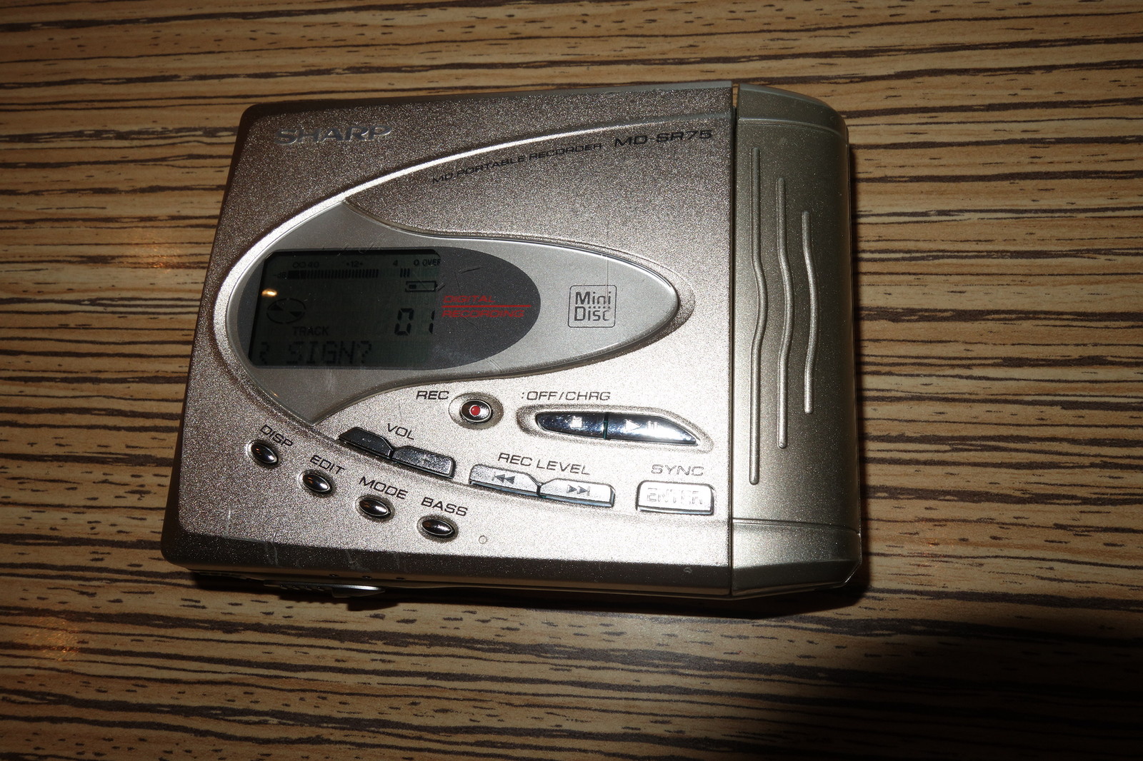 Sharp Minidisc Player / Recorder MZ MD SR75 (88) + AL + K | eBay