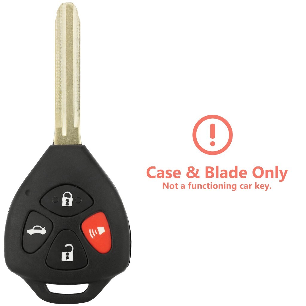 4B Replacement Remote Car Key Shell Suitable for Toyota Rav4 2006 ...