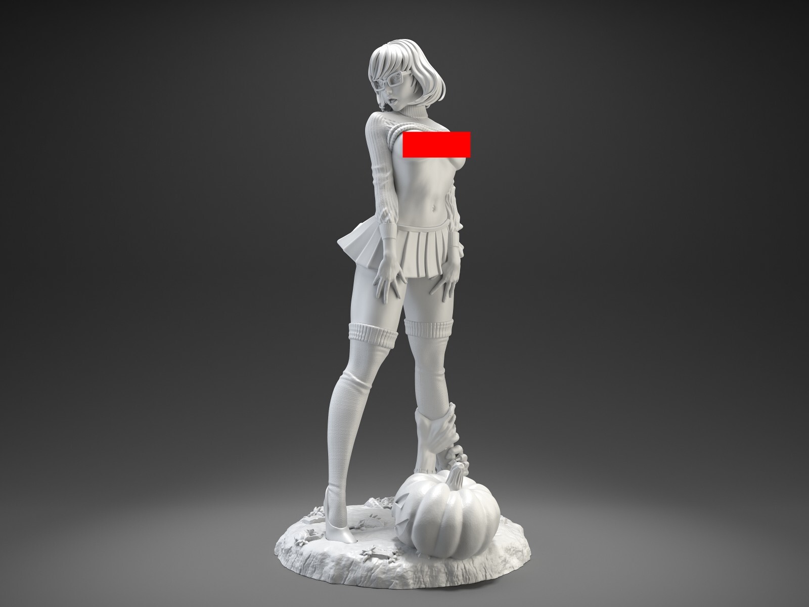 Velma Time Beauty Woman Unpainted Unassembled Resin 3D printed Model ...