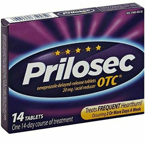 PRILOSEC OTC FOR HEARTBURN - 14 TABLETS - EXP:04/2026+ 37000192886 | eBay