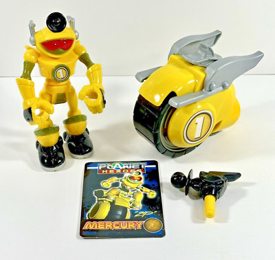 2006 - Fisher-Price Planet Heroes Mercury "Zip" Vehicle Figure Complete ...