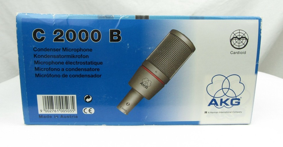 AKG C2000B Condenser Microphone - B-Stock, Free Shipping | eBay