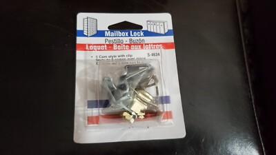NIB - (6) PLPCI Prime-Line Spring Clip Design Mailbox Lock S-4634 S ...
