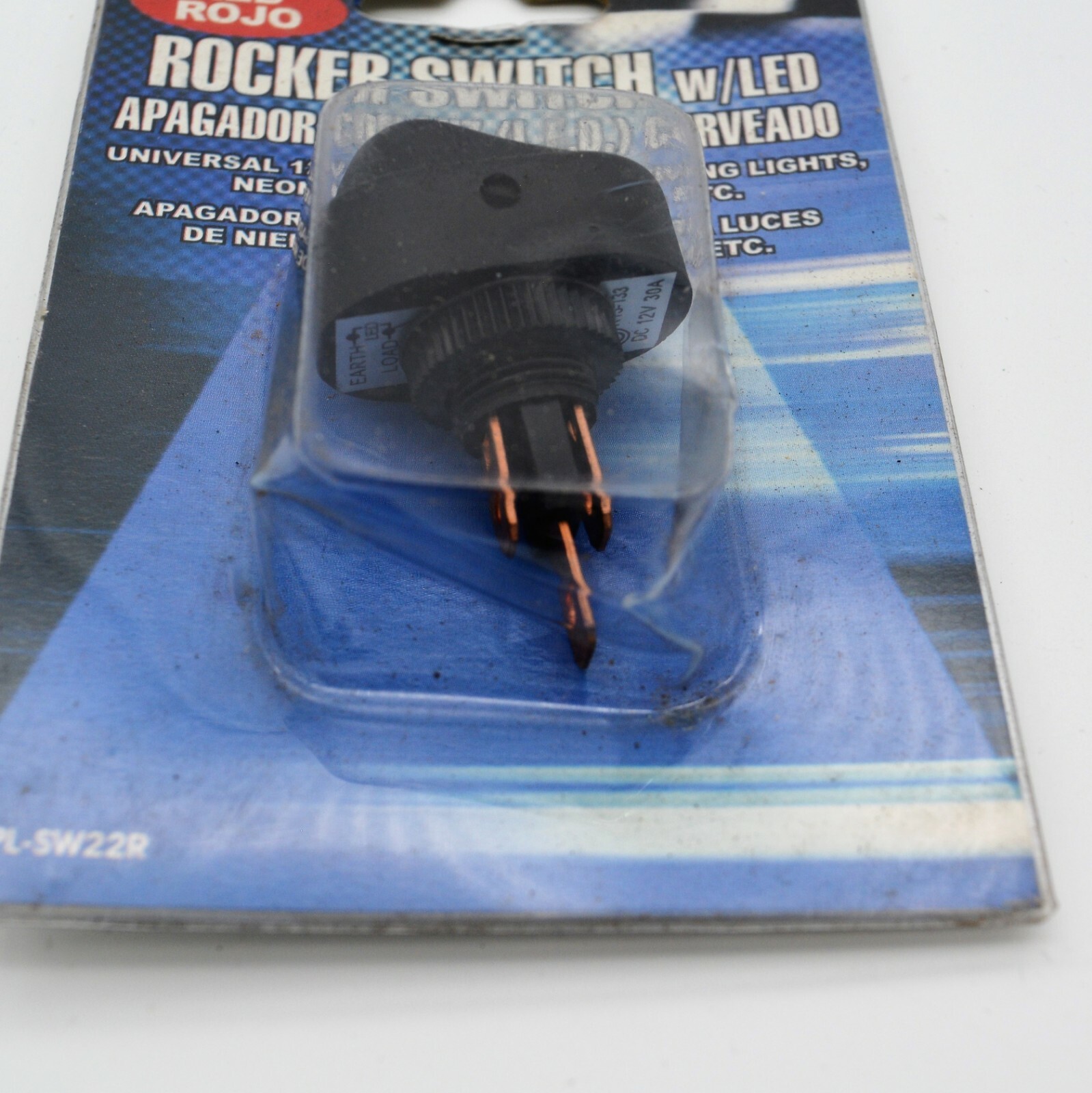 Pilot Rocker Switch With LED Red 12V for Fog Driving, Neon, LED Lights ...