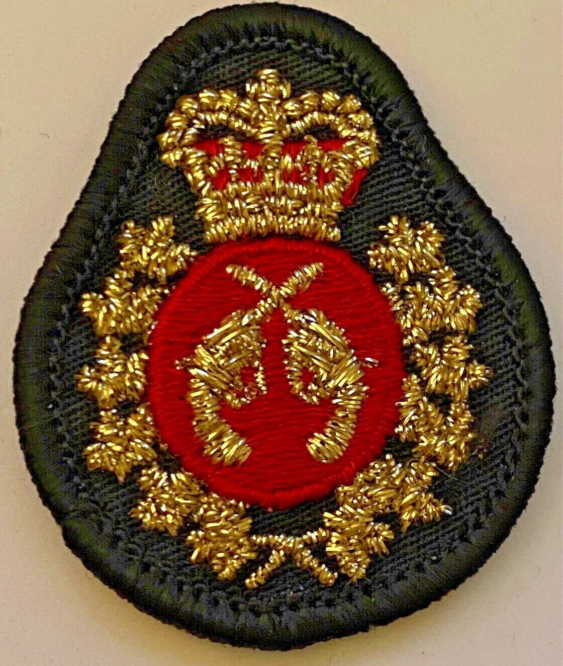 OPP Ontario Provincial Police Vintage / Obsolete Cloth Service Badge ...