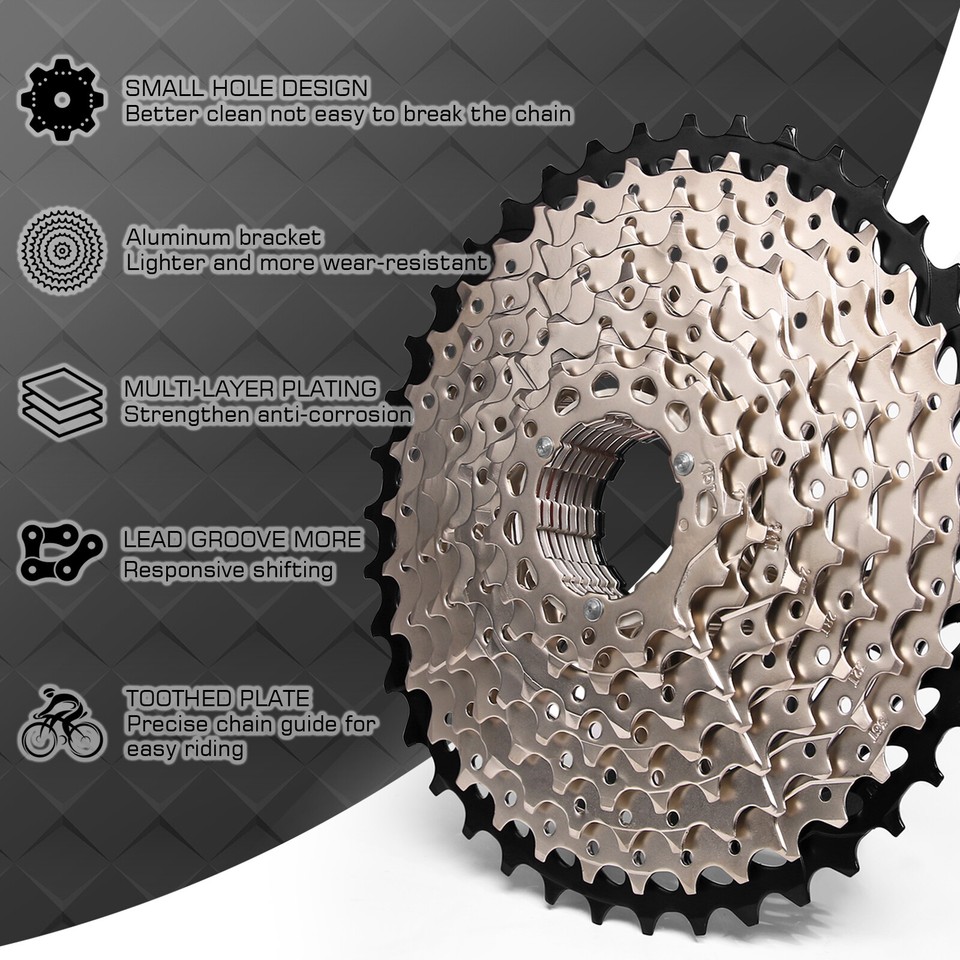for Shimano CS-HG800 10/11/12 Speed Bike Cassettes 11-46/50/52T MTB ...