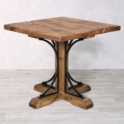 BESPOKE SQUARE DINING TABLE RESTAURANT TABLE MANY SIZES MADE IN THE UK ...