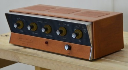 Heathkit AA-141 Tube Stereo Preamplifier Vintage GE 12AX7 x5 Tested ...