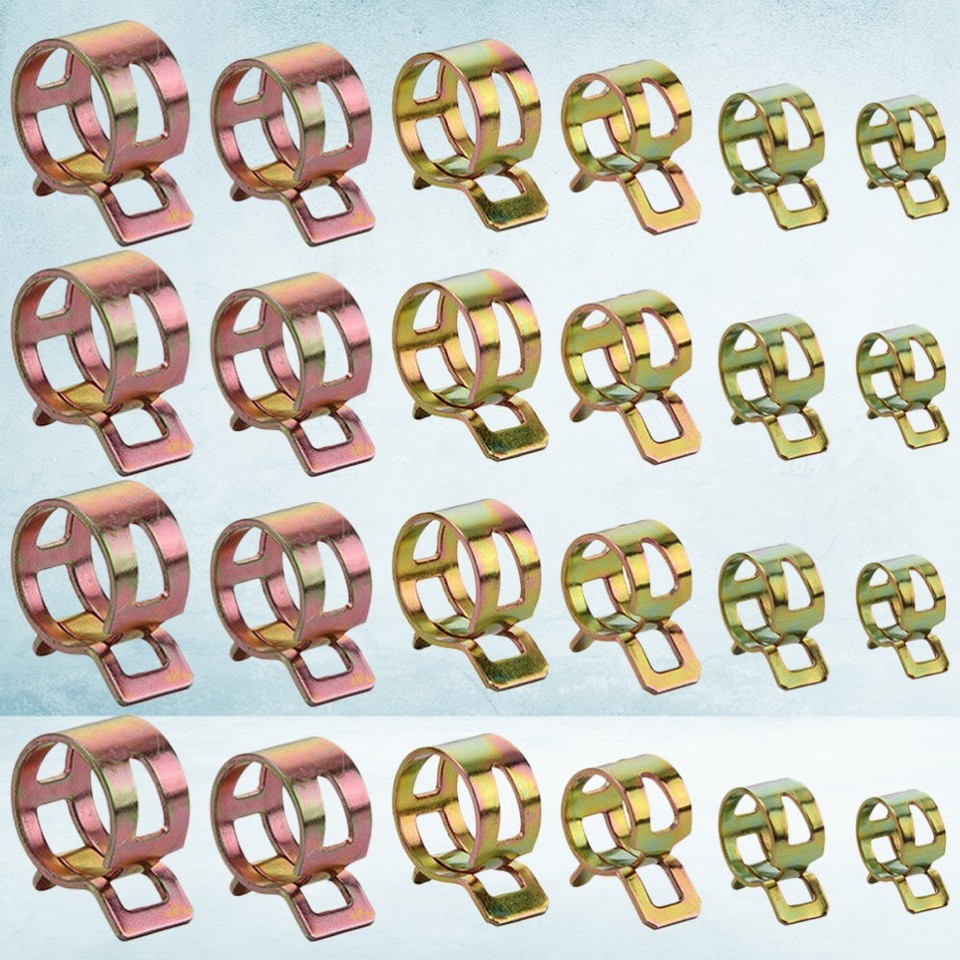 1 Set radiator hose clamps 60pcs Hose Clip Assortment Air Hose Clips ...