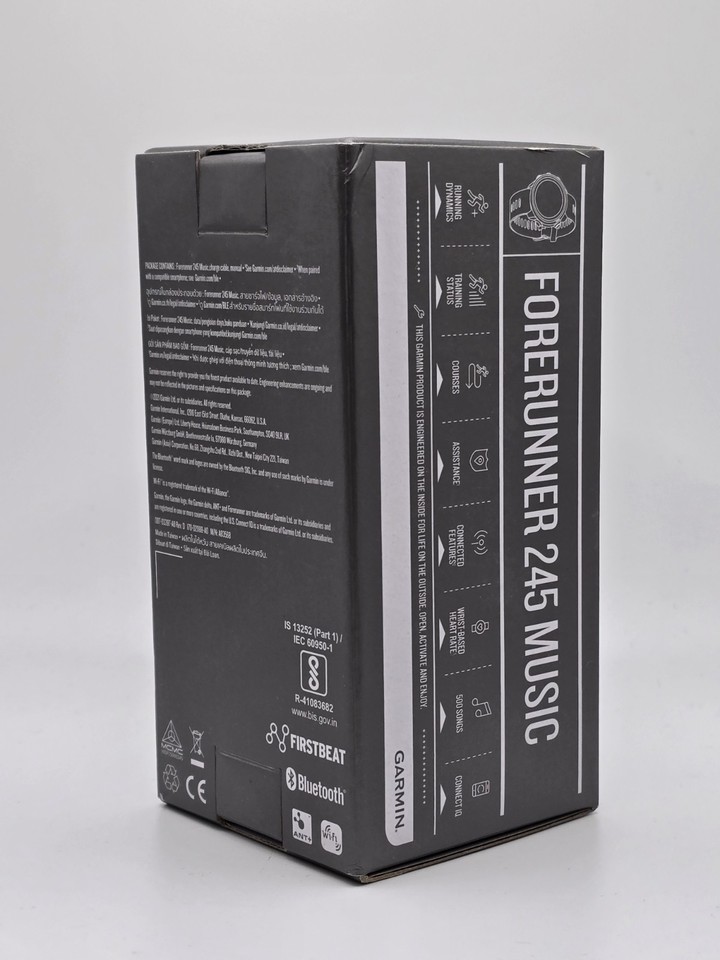 Garmin Forerunner 245 Music GPS Smartwatch - Black - Open Box ...